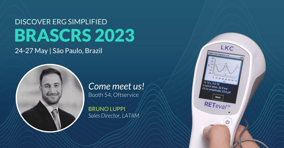 RETeval handheld ERG/VEP at BRASCRS