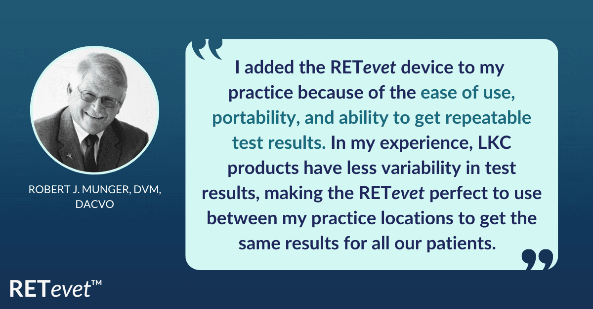 RETevet | Handheld Animal Electroretinography Testing