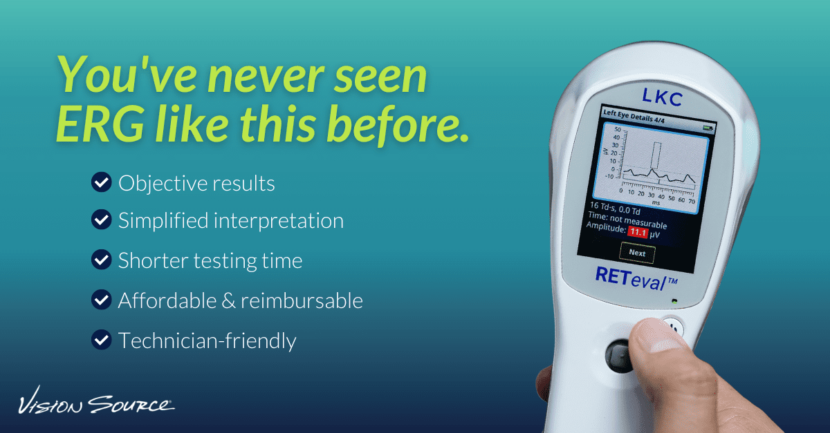 RETeval: ERG Simplified for Vision Source members