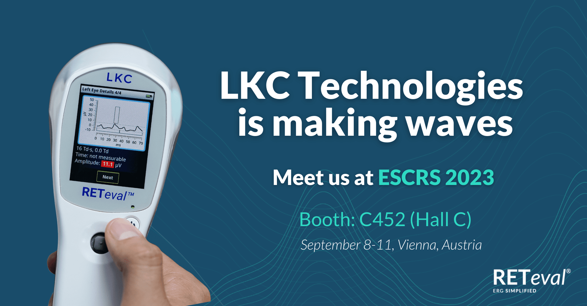 RETeval handheld ERG/VEP at ESCRS